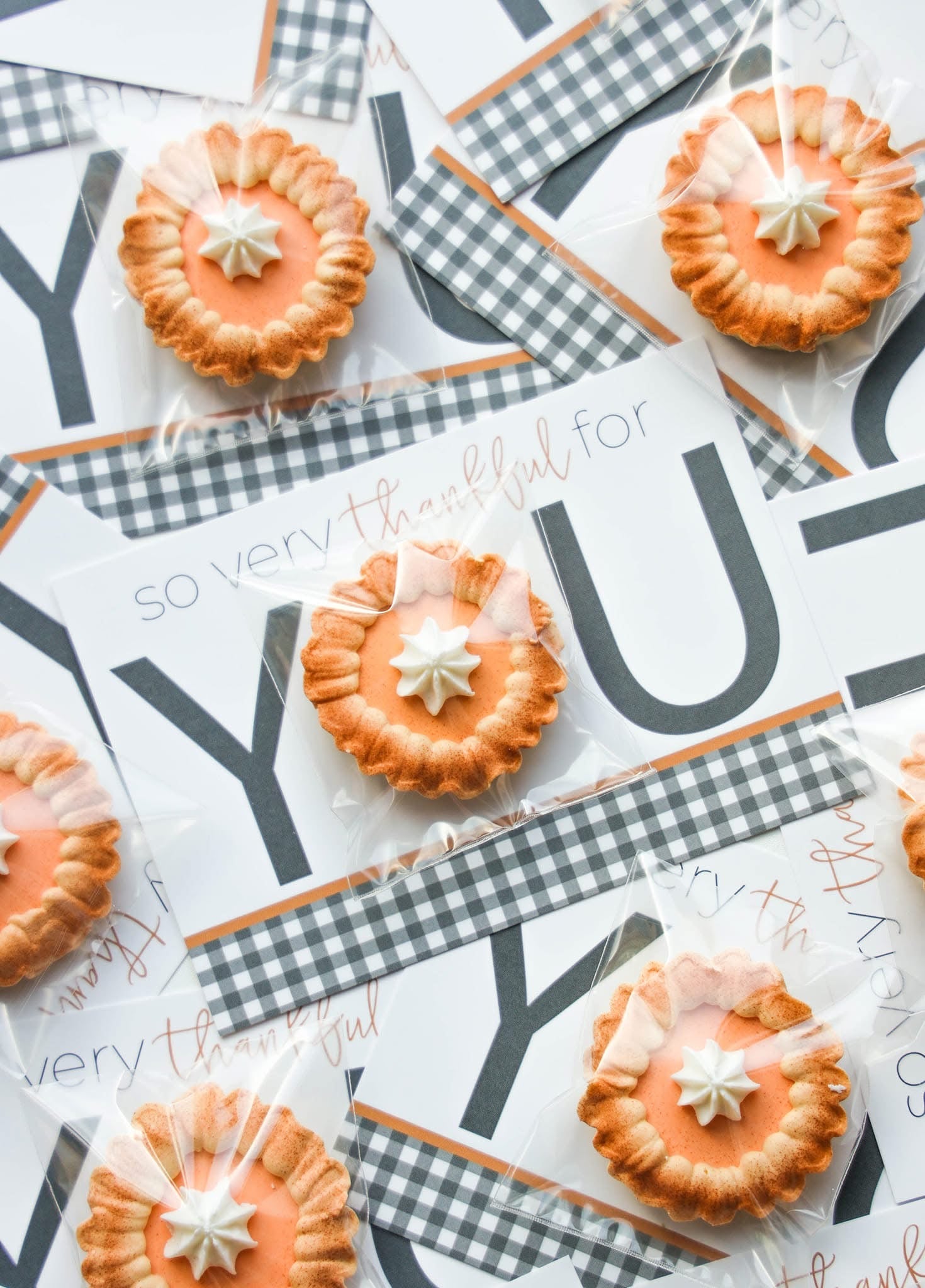 Mini “Thankful for You” Pie | Spoonful of Sugar Sweets